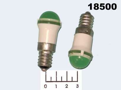 Лампа светодиодная 12V зеленая LED СКЛ9-Л-2-12 E14