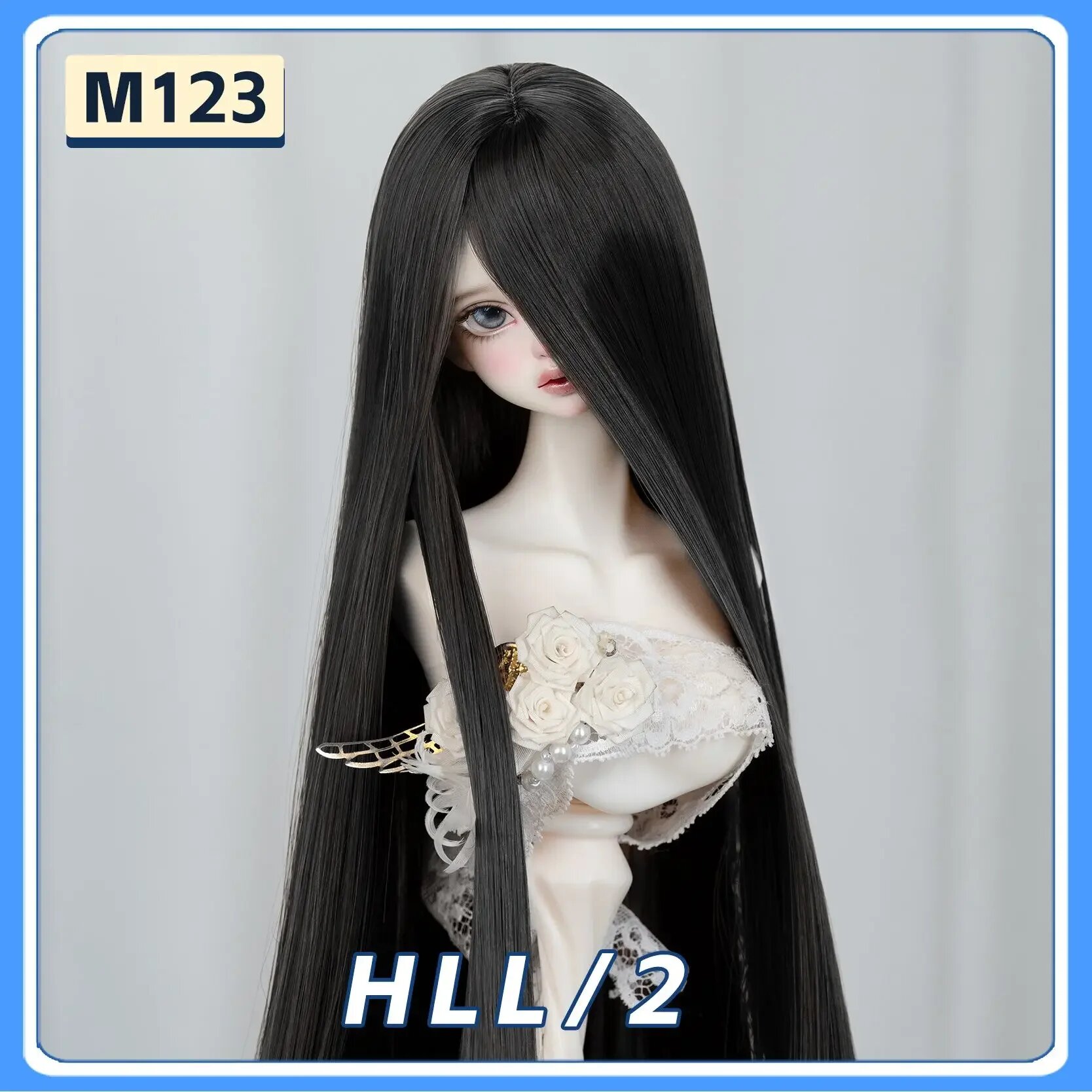 Парик для куклы Bjd 1/3 1/4 1/6 02, for head 21-23cm
