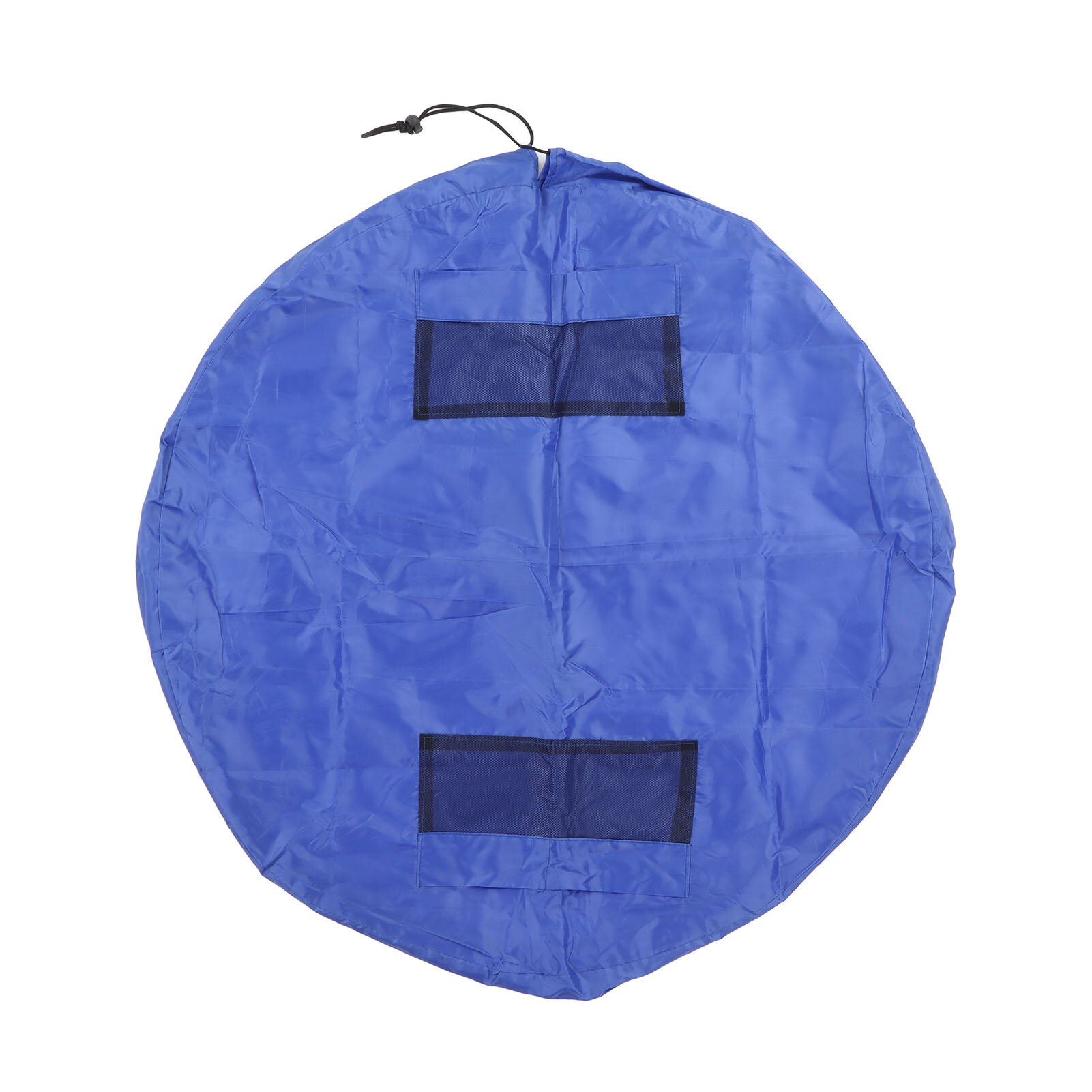 Toy Mat Storage Bag Polyester Waterproof Large Capacity Tear Resistant Multifunctional Drawstring Organizer Blue