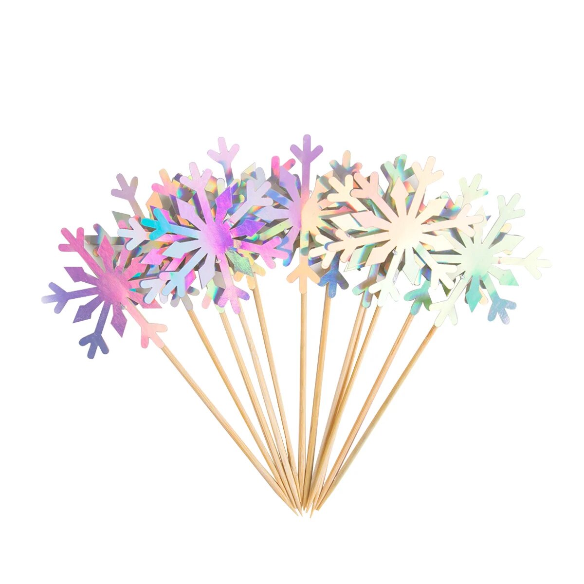 Снежинки для торта Cyuan 12pcs, style E