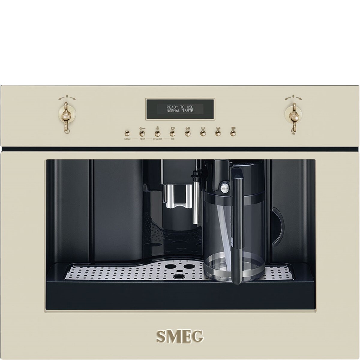 Встраиваемая автоматическая кофемашина Smeg CMS8451P, кремовый