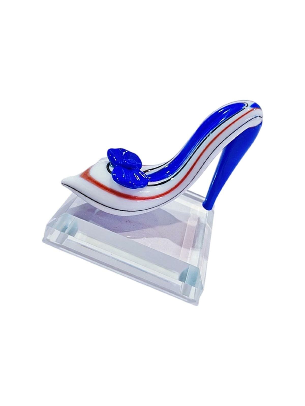 Стеклянные статуэтки на каблуке, украшения в центре Декоративной Коллекционной статуэтки