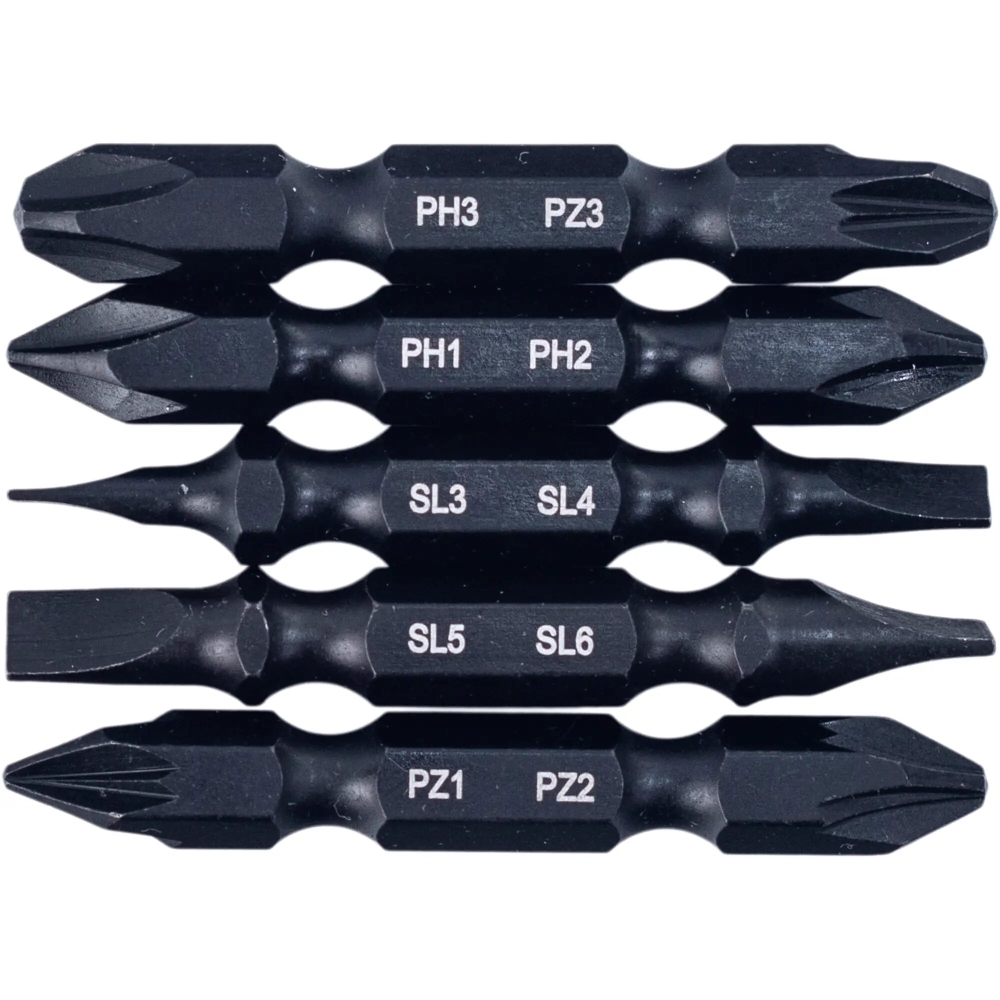 Набор бит двусторонних магнитных Rage 554175, 5 шт.