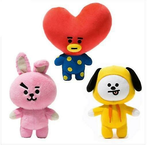 Желтый KPOP BTS BT21 Cookie Tata Book Игрушка Кукла Подарок (()