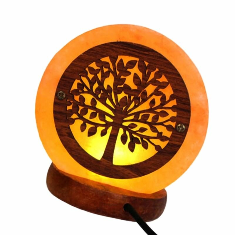 Соляная лампа гималайская хрустальная соляная красочная USB-модель с изменяющимся цветом