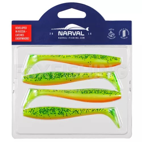 Силиконовая приманка Narval Choppy Tail 12cm #015 4шт.