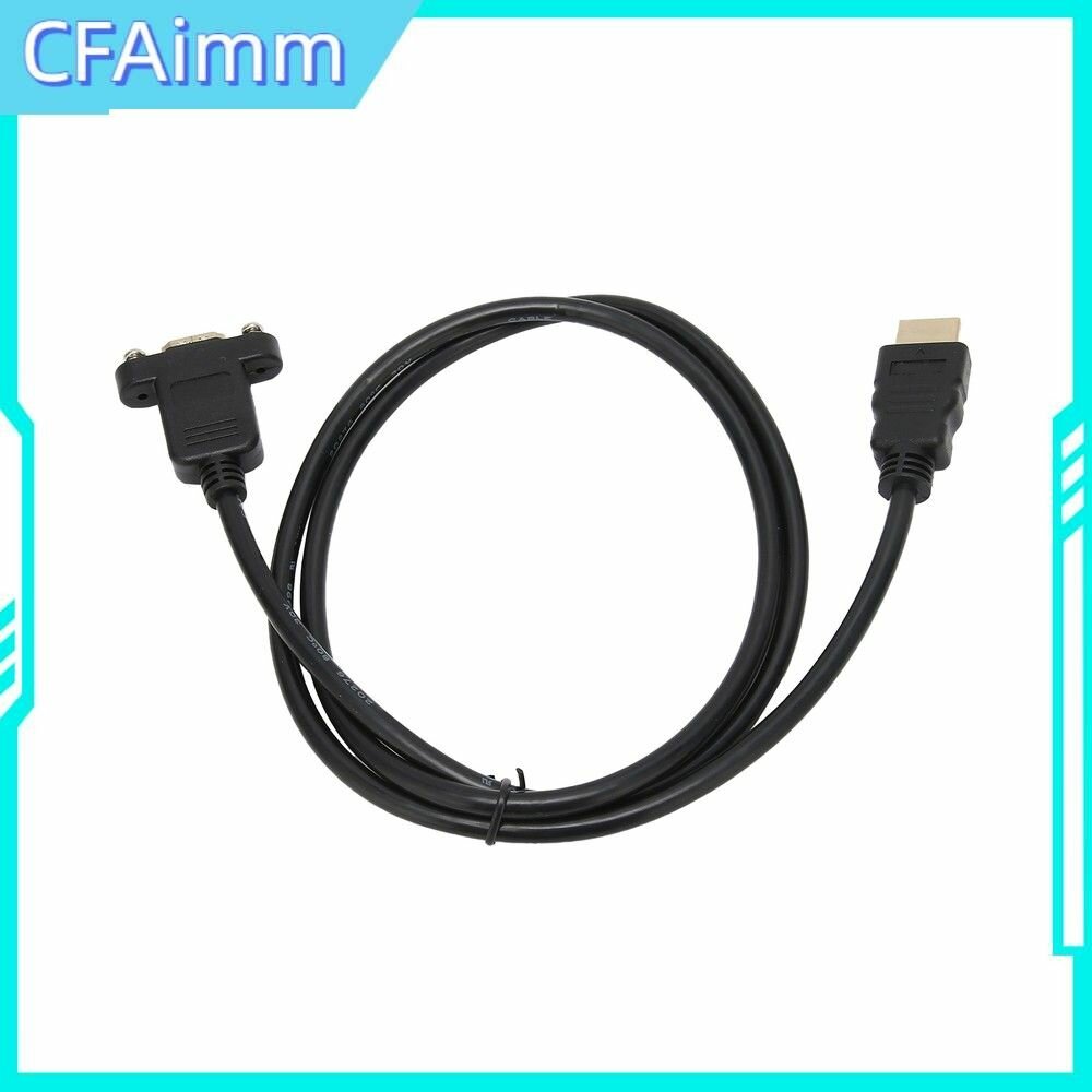 Кабель HDMI 1 м, разъем-розетка
