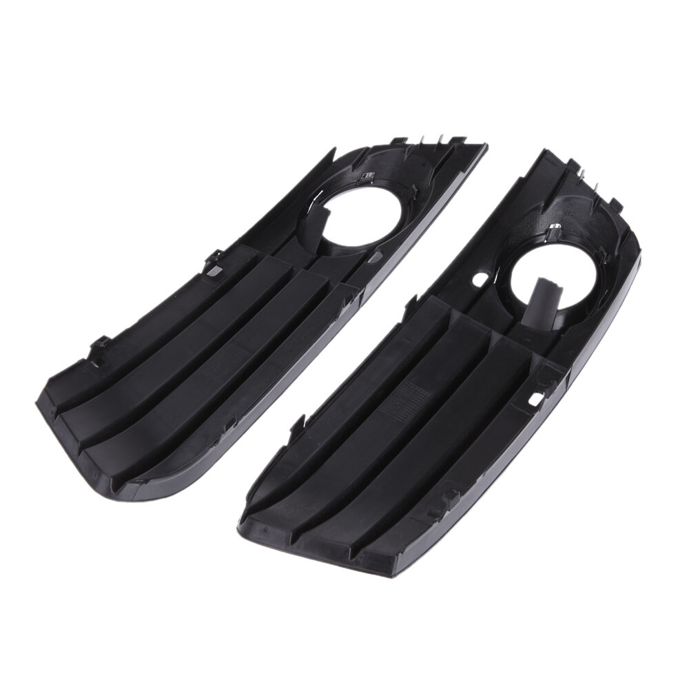 Решетка для противотуманных фар бампера B8 A4L Non-sline для Audi A4 2008-2012 Left & Right, материал ABS, цвет черный, номера деталей 8KD 807 681 01C и 8KD 807 682 01C, размер 48.5*13.7*3.0cm, вес 305g, в комплект входят 2 штуки (левая и правая)