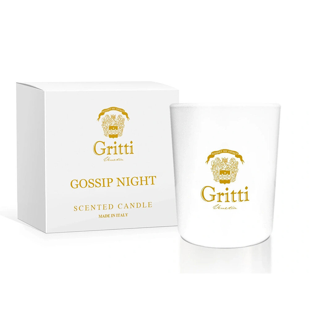 Свеча Gritti Gossip Night 230 гр / Парфюм для дома Гритти Госсип Найт / Ночь сплетен
