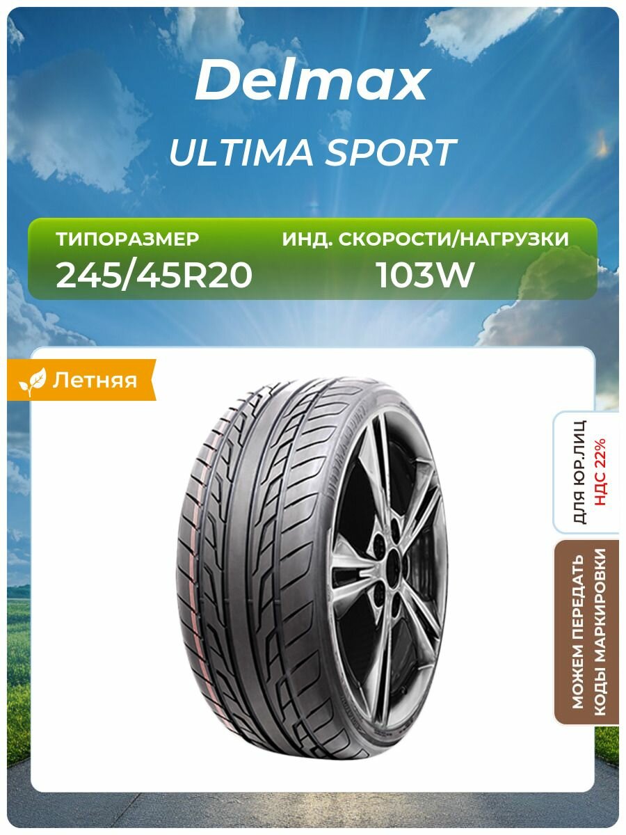 Шина Delmax ULTIMA SPORT