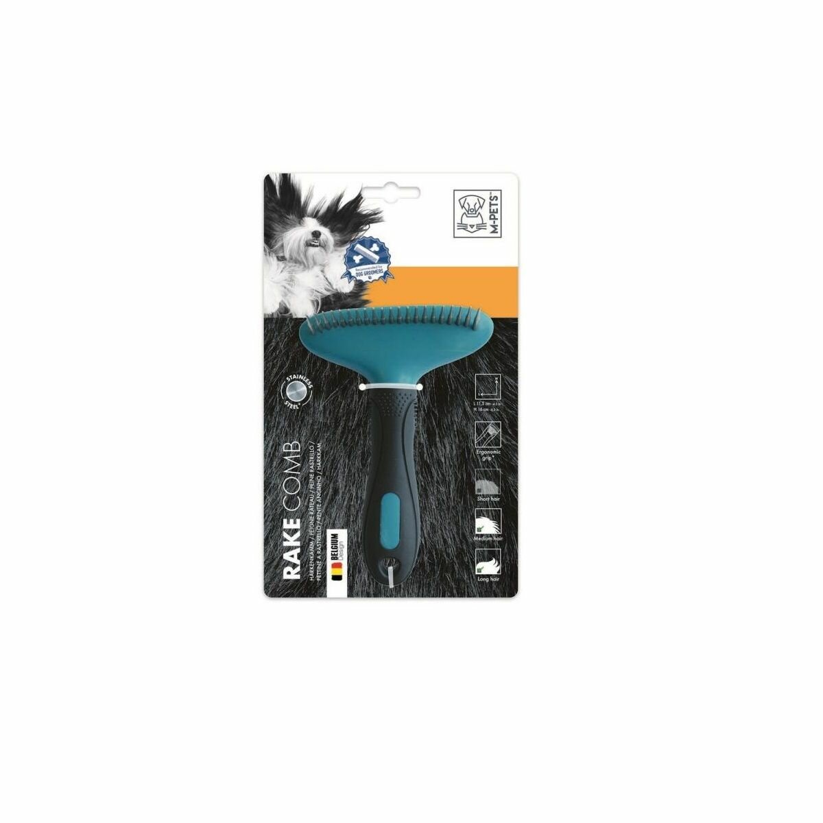 M-PETS Расческа-грабли 11.5 x 16 см