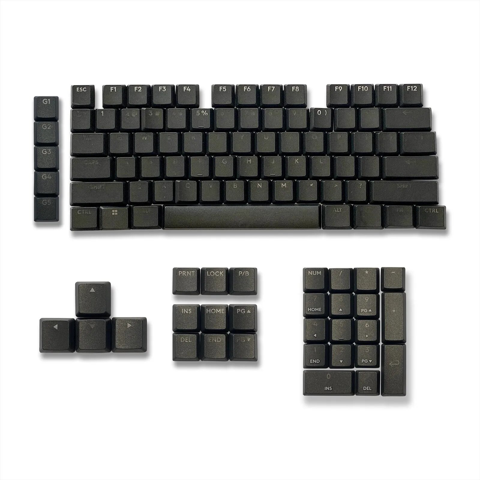 Колпачки для клавиш Kelowna White 109 keys для Logitech