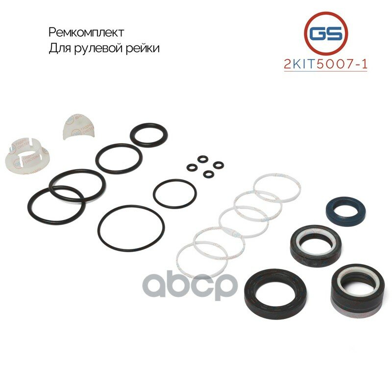 Ремкомплект рулевой рейки Peugeot 206 1998- GS арт. 2KIT5007-1