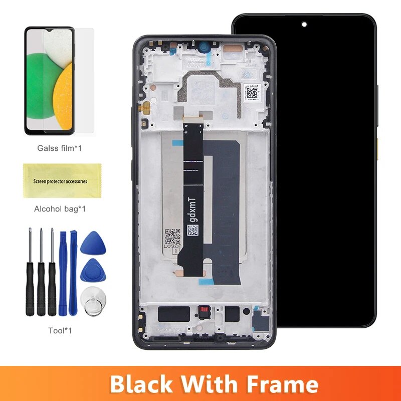 Экран X6Pro для Xiaomi Poco X6 Pro 2311DRK48G ЖК-дисплей с цифровым преобразователем OEM Black Frame