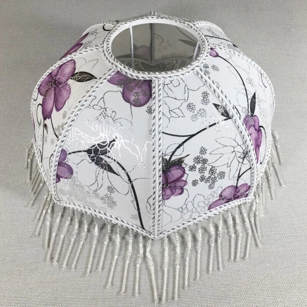 Абажур ретро с бахромой, 20cm-Style3