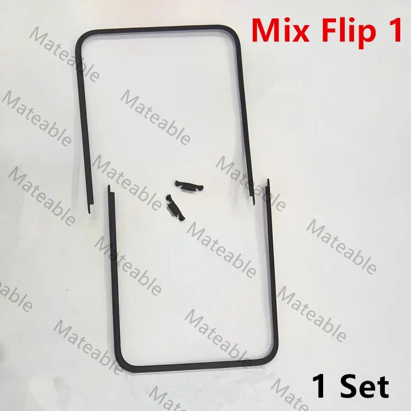 Краевые полоски для Xiaomi Mix Flip 2 1 Flip2, средняя рамка, подставка, корпус, рамка, запасная часть + пряжка для подключения