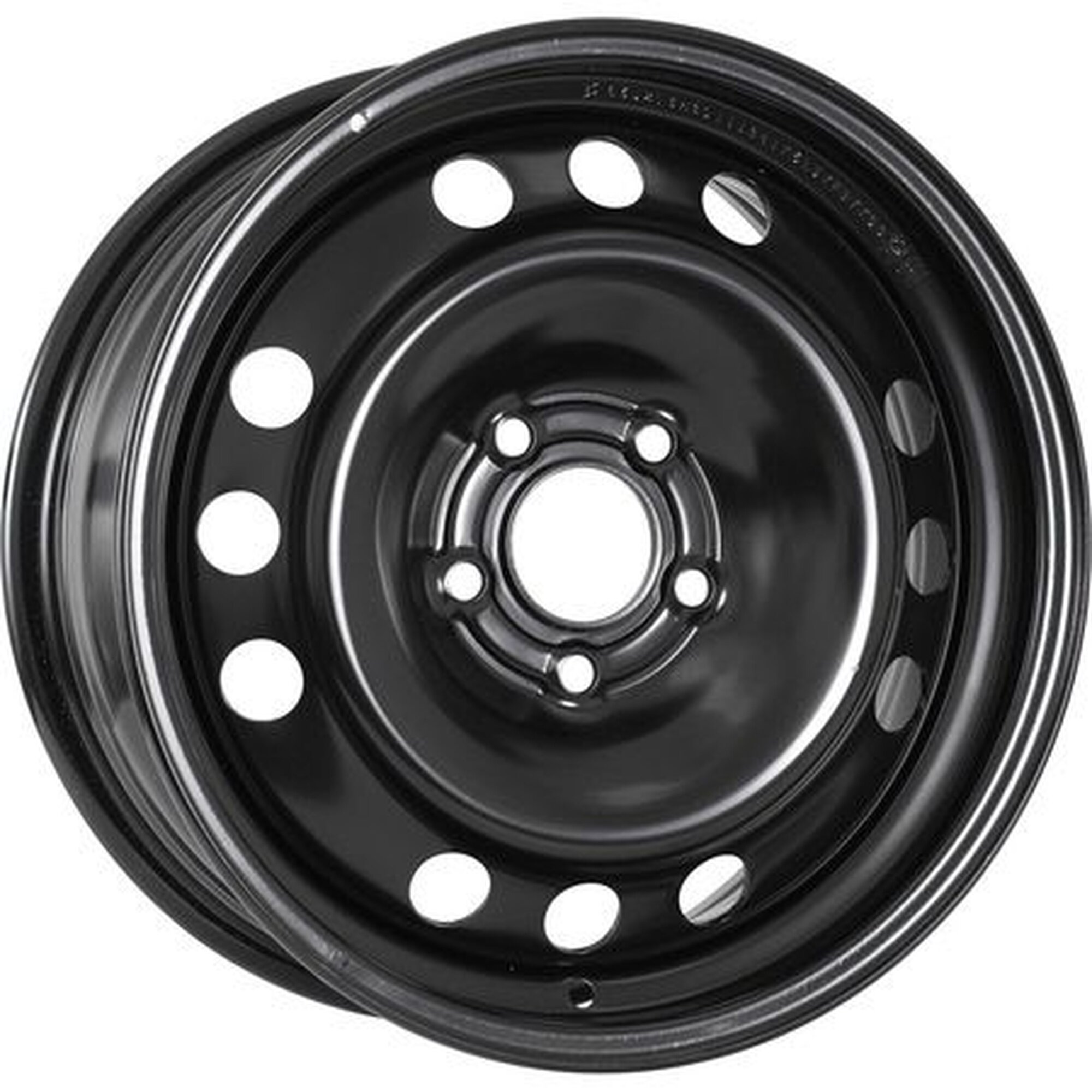 Колесный штампованный диск Евразиа тапо 75L37F R16x6.5 5x110 ET37 CB65 Black