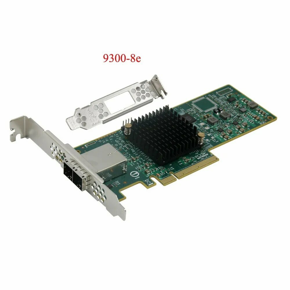 LSI SAS 9300 8e 8 портовый адаптер главной шины SATA + SAS pci e3.0 12 Гбит / с