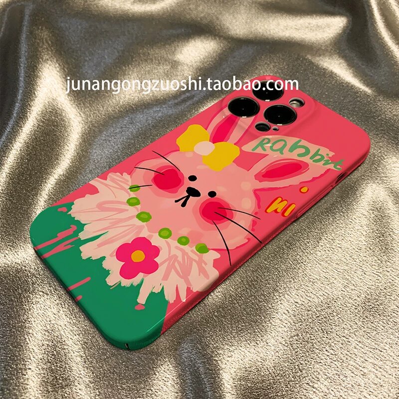 Мягкий ТПУ чехол с точным отверстием «Зайчиха Принцесса» для Huawei Mate 40 Pro - Милый кролик