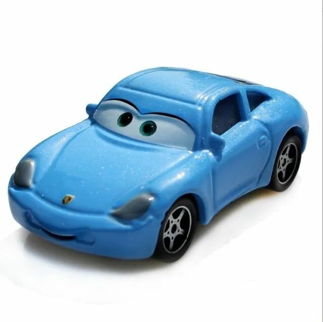 Коллекционная металлическая литая машинка из мультфильма "Тачки" (Cars) Салли подруга Молнии Маккуина