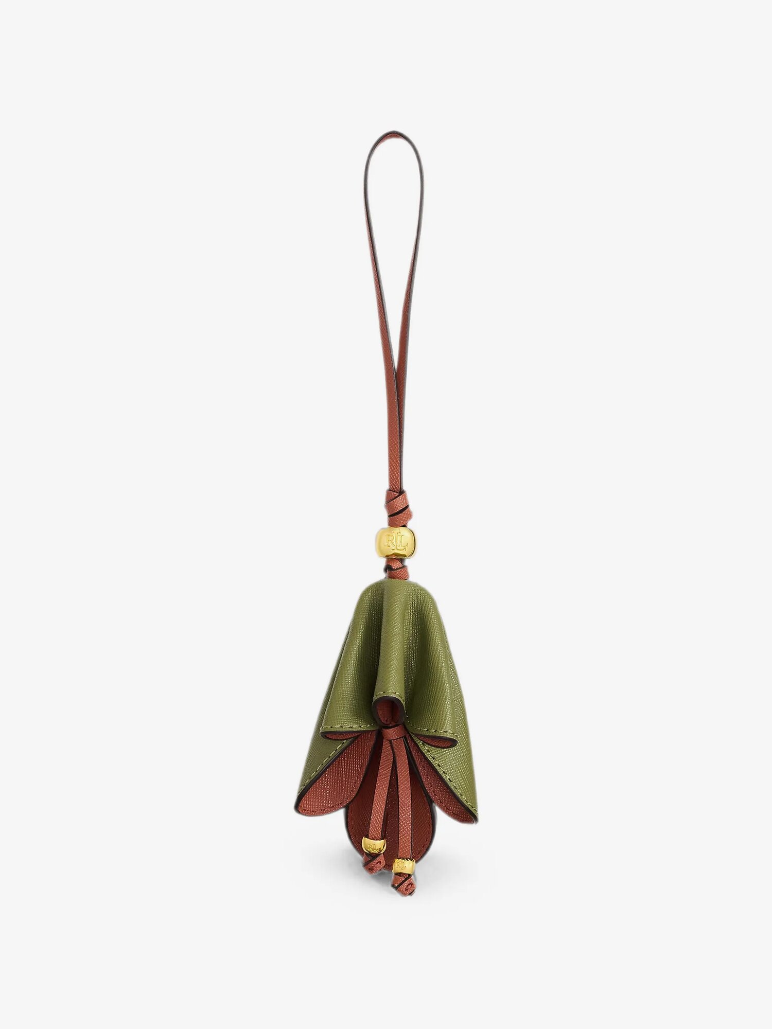 Сумка Floral-motif leather bag charm