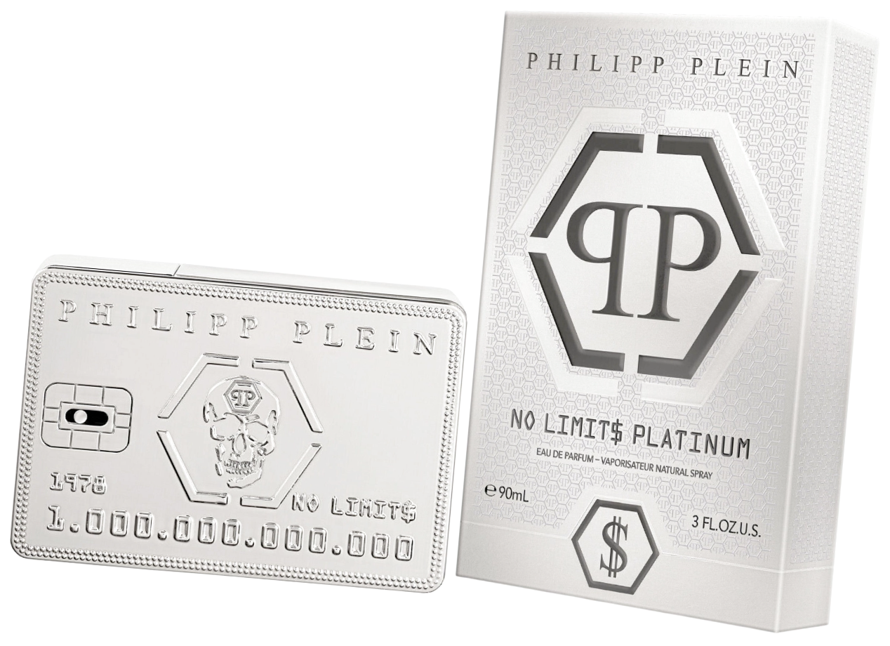 Ноу Лимитс Платинум - мужская парфюмерная вода Philipp Plein No Limits Platinum 90 мл