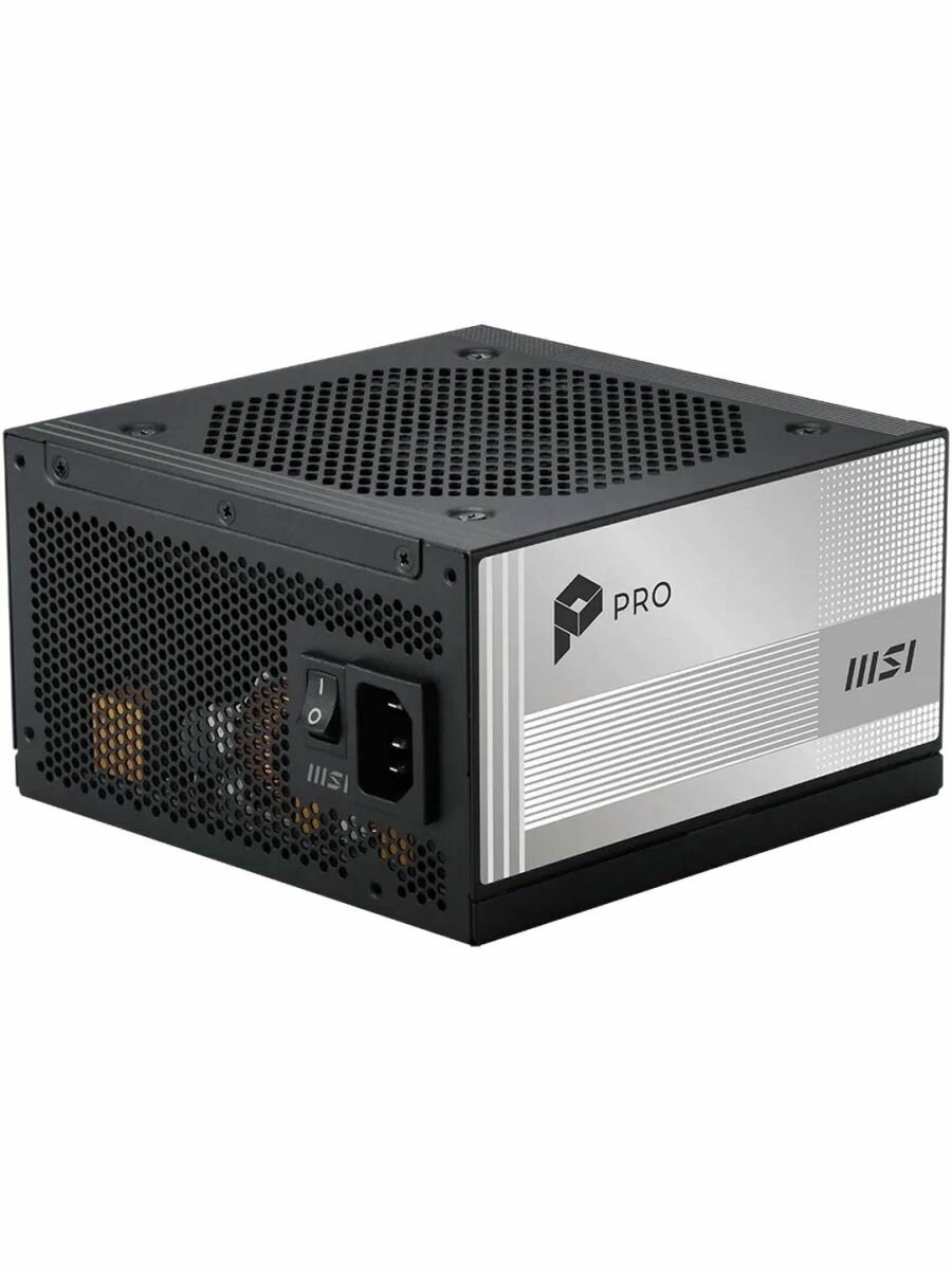 Блок питания MSI ATX 850W Pro A850PL 80+ platinum (20+4pin) APFC 120mm fan 6xSATA Cab Manag RTL