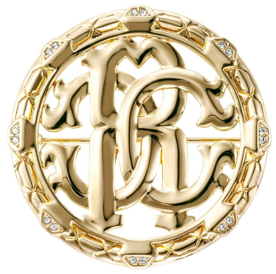 Брошь, фианит