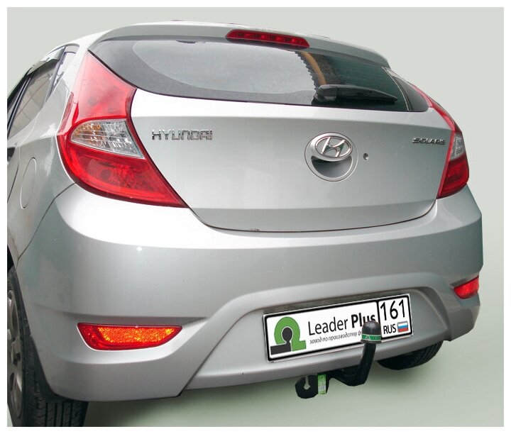 Фаркоп(прицепное) Лидер-Плюс для HYUNDAI SOLARIS / KIA RIO (седан, хетчбек) (2010-2017)(паспорт и сертификат в комплекте)(без электрики)H219-A