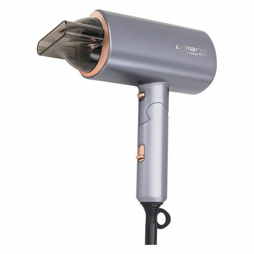 Фен Polaris PHD 2090ACi, 2000Вт, графитовый и розовое золото