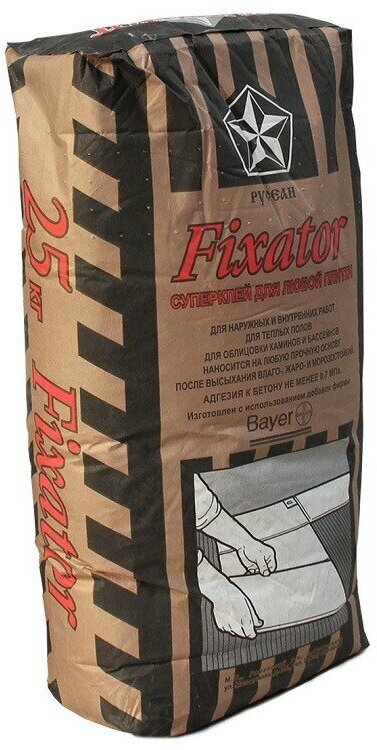 Клей плиточный Русеан Fixator 25 кг