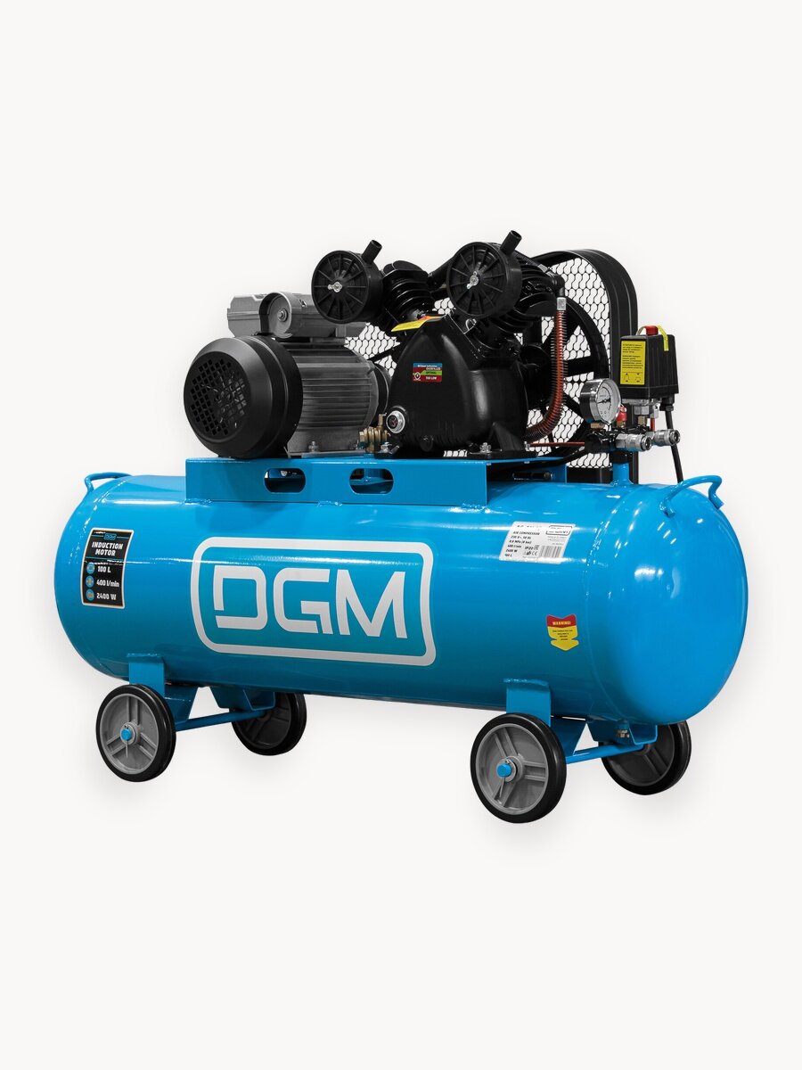 Компрессор масляный ременной привод 400л/мин DGM AC-2100B (DG2720-2)