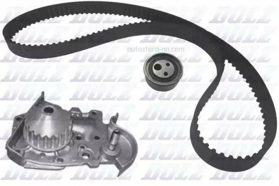 DOLZ KD066 Комплект ГРМ с водяным насосом R135 RENAULT Logan/Sandero/Clio/Megane/Kangoo 1.4-1.6 97-