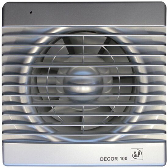 Вентилятор вытяжной Soler&palau Soler & Palau Decor 100C SILVER (Серебро)