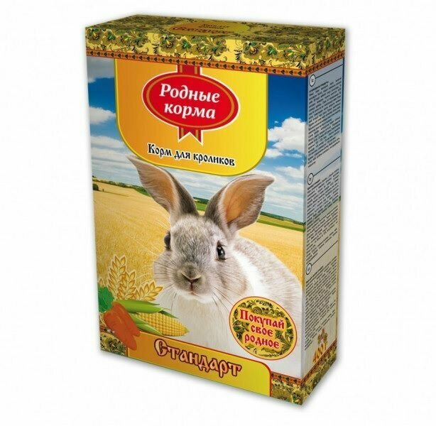 Родные Корма корм для кроликов стандарт, 400 г