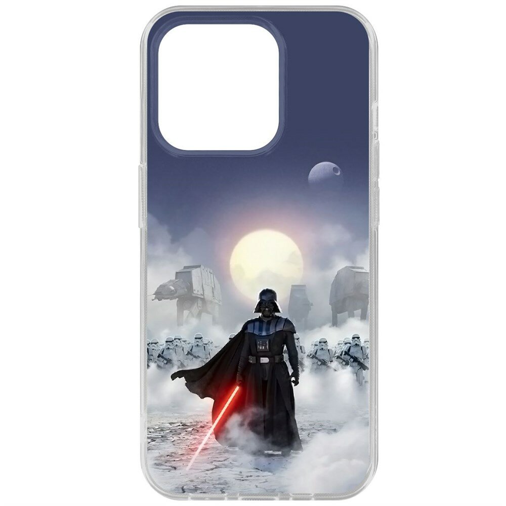 Чехол-накладка Krutoff Clear Case Звездные Войны. Дарт Вейдер для iPhone 15 Pro