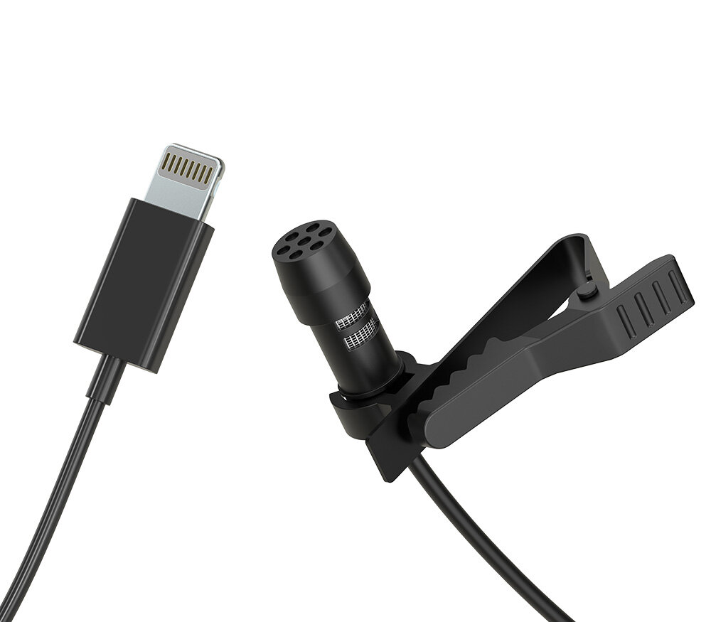 Микрофон Mirfak MC1P петличный, 3.5 мм TRRS + Lightning