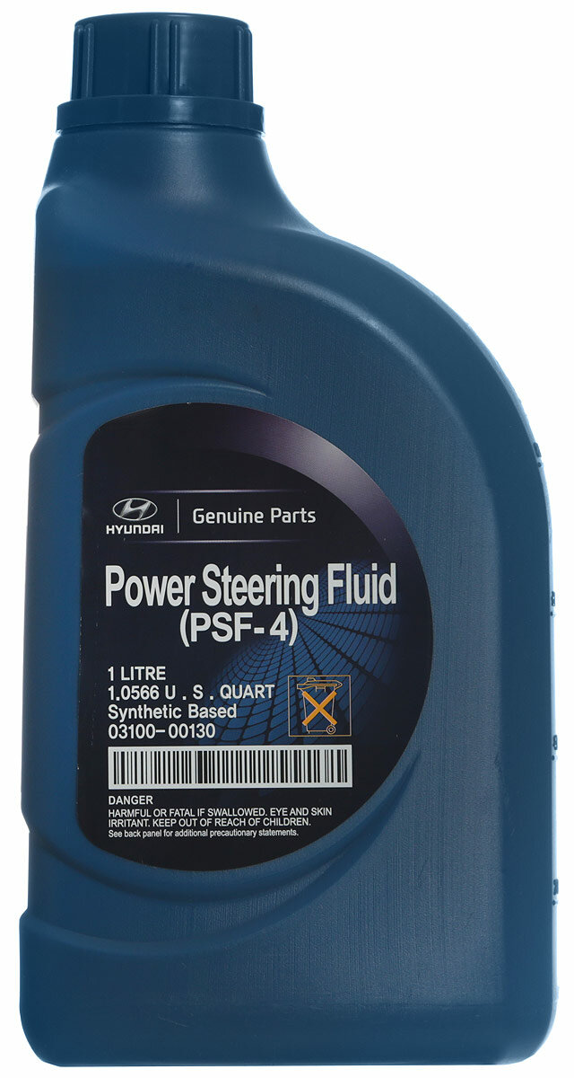Жидкость гидроусилителя руля ULTRA PSF-4 W80 1л, HYUNDAI/KIA/MOBIS 0310000130