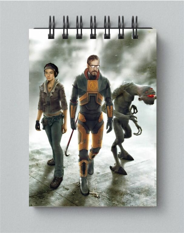 Блокнот Half-Life, Халф Лайф №7, А5, 15 на 21 см