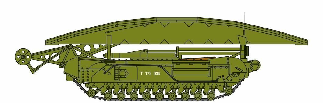 A04301V Сборная модель инженерного танка Churchill Bridge Layer
