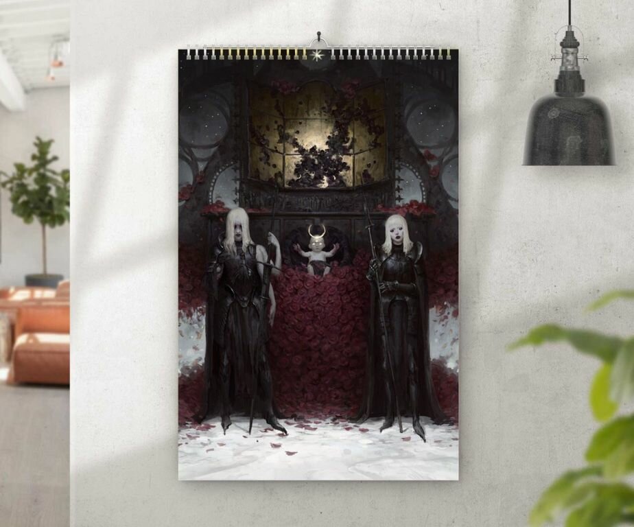 Календарь перекидной Готика, Gothic №14, А3