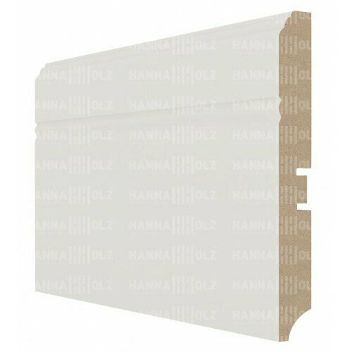 Плинтус МДФ Hannahholz Белый AAW 100/307