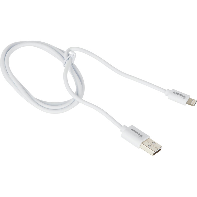 Кабель ProMega U152, 2,4A, 1м, USB - Lightning, TPE, белый ProMega jet 1639345