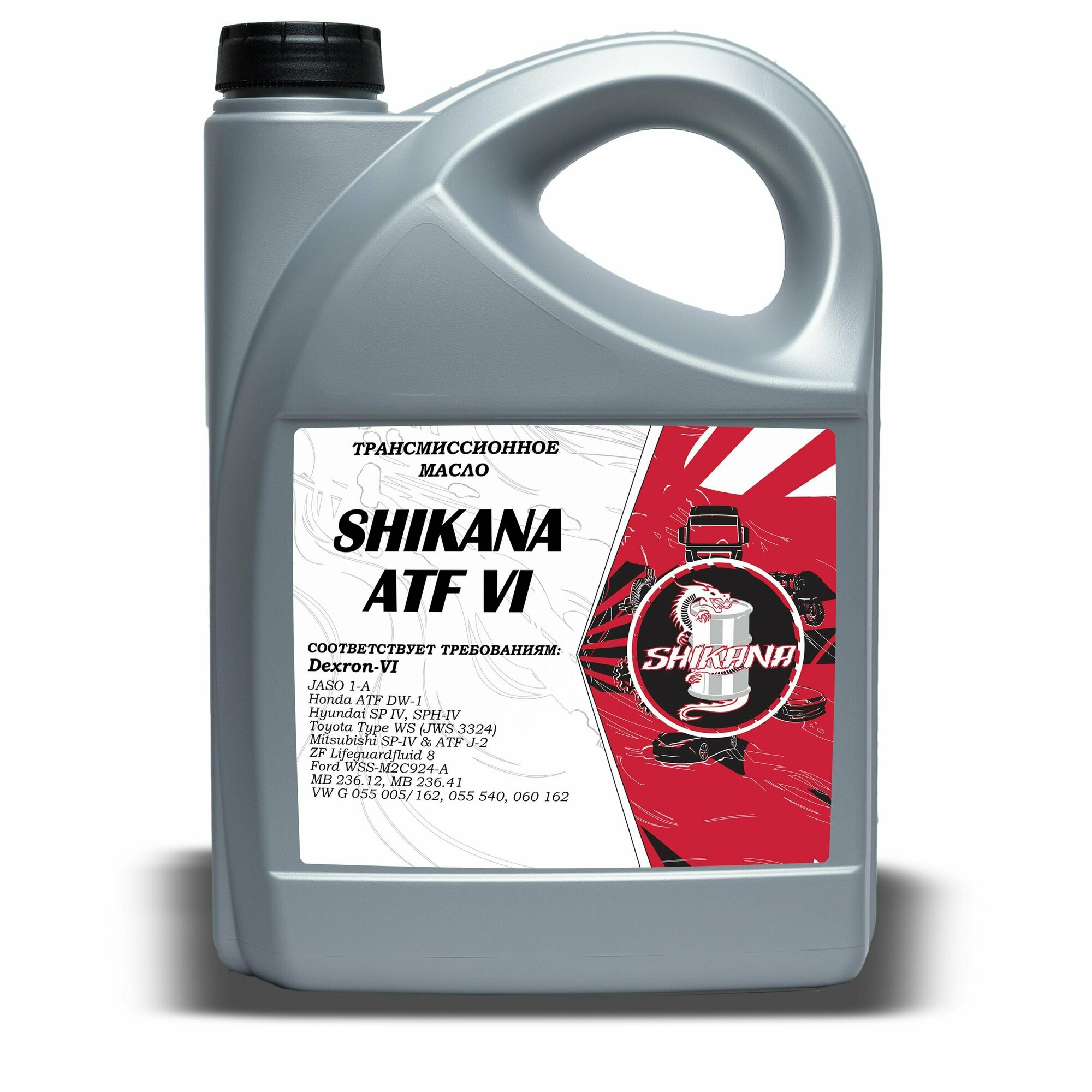 Трансмиссионное масло SHIKANA TN ATF Dexron-VI 5л