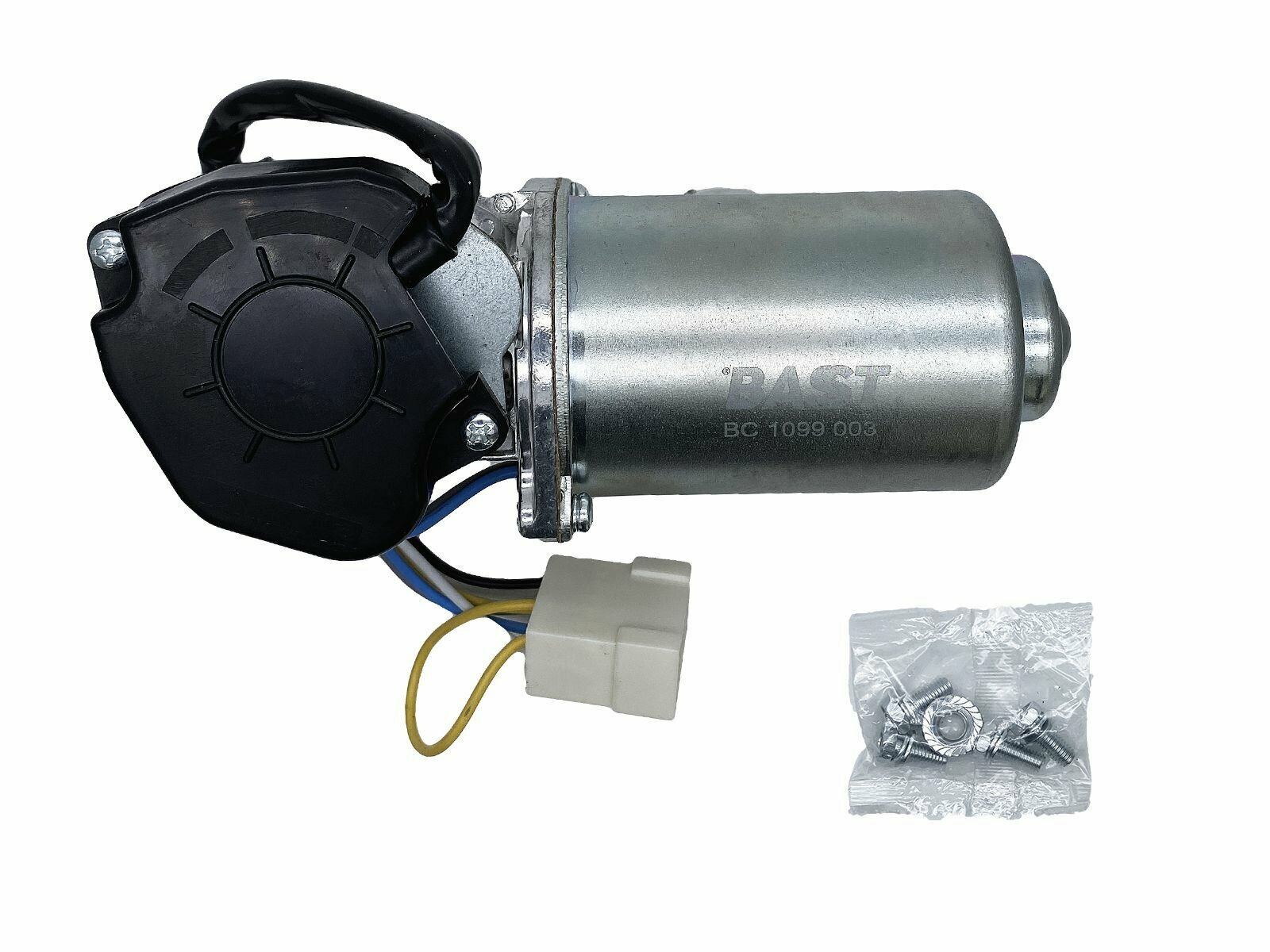 Моторедуктор стеклоочистителя ВАЗ 2110, 2123 Chevrolet Niva с/о (разъем квадрат, вал 10 мм) ОЕМ 842.3730-10 BAST арт. BC1099003