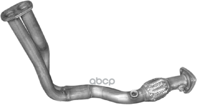 Труба глушителя приёмная Polmostrow арт. 07510