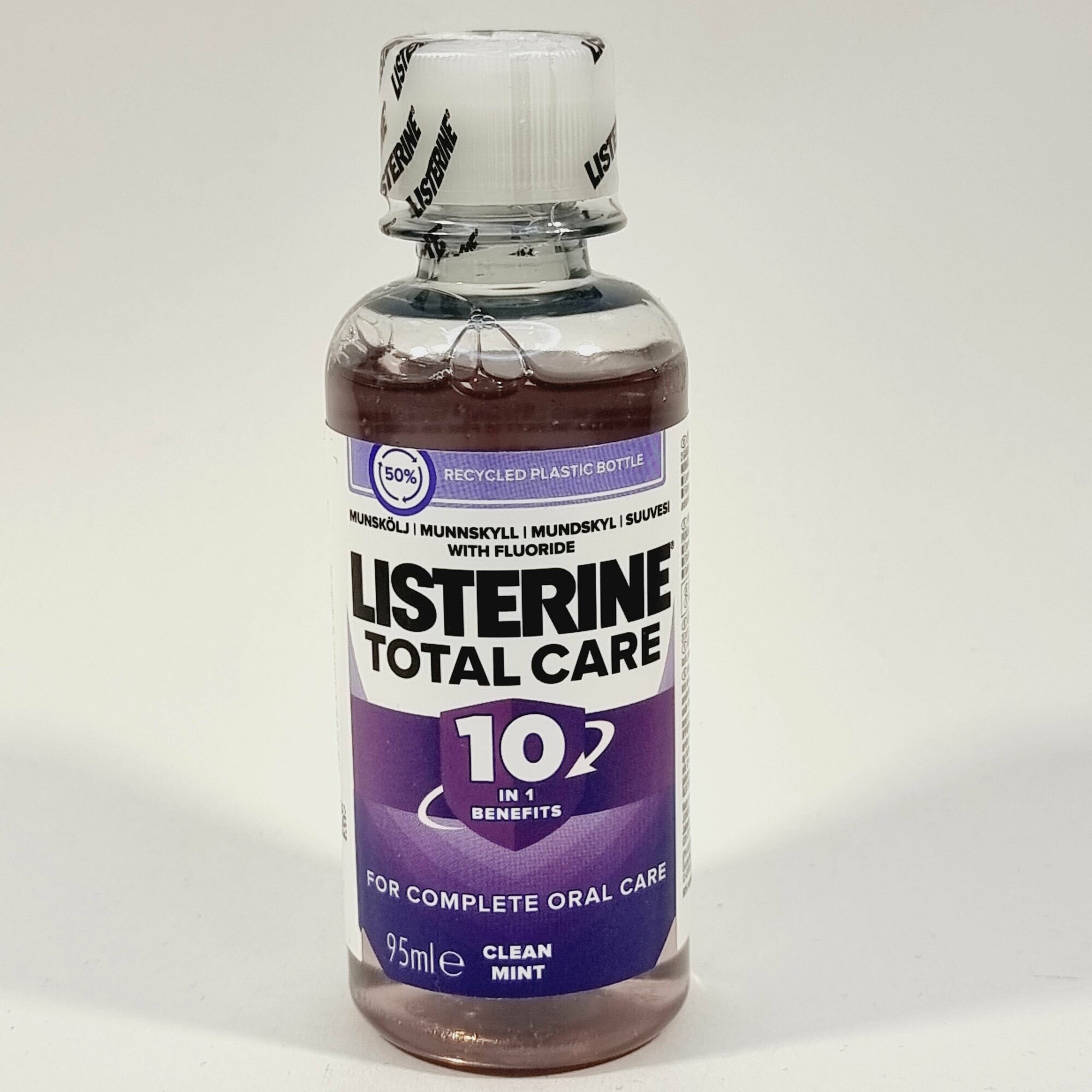 Ополаскиватель для полости рта Listerine Total Care 10 в 1, 95 мл (Из Финляндии)