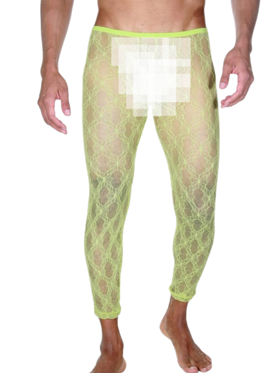 Мужские легинсы салатовые LaBlinque LB15291 L/XL (48-50)