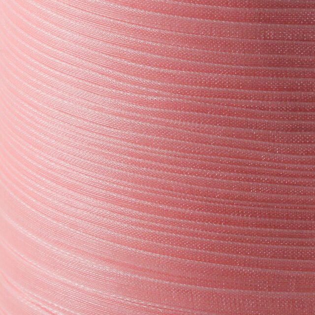 Лента из органзы 50 м для шитья/ рукоделия / декора, цвет розовый персик, ширина 3 мм