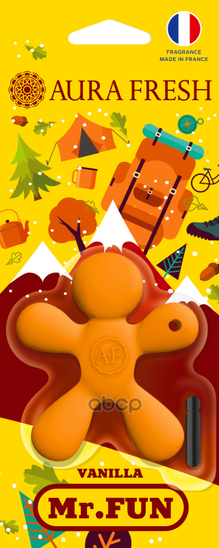 Ароматизатор на кондиционер (Vanilla/Ваниль) "AURA FRESH" MR.FUN Aura Fresh арт. 23180
